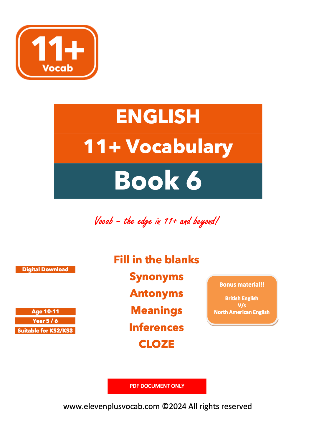 Eleven Plus Vocab Store